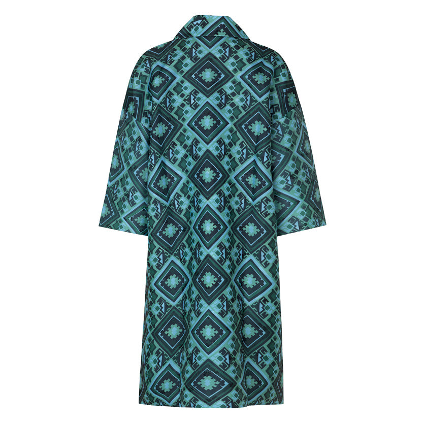 DORA JACKET | BLUE GEOMETRIC – Jill & Joy